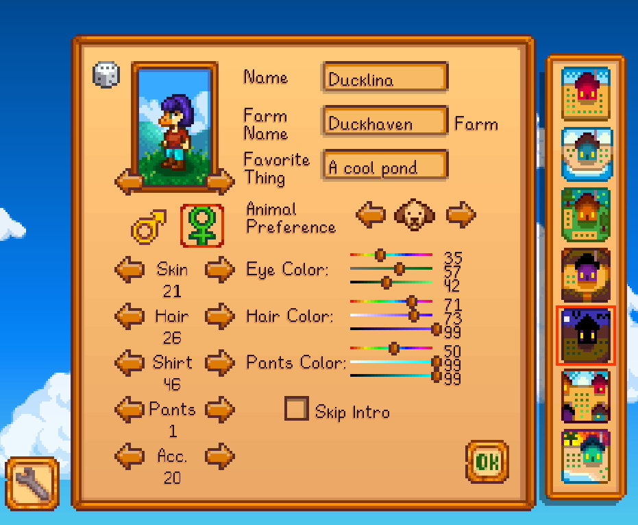 An In Depth Look At The Stardew Valley Character Creator Stardew Guide