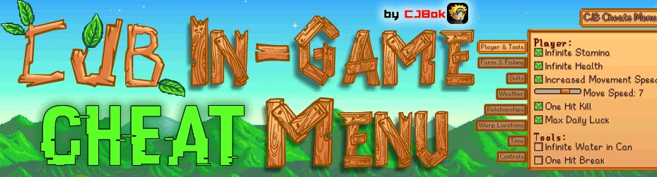 CJB Cheats Menu - Stardew | Guide