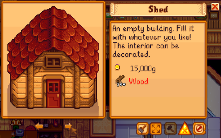 Carpenter Shop | Everything you need to know – Stardew Guide