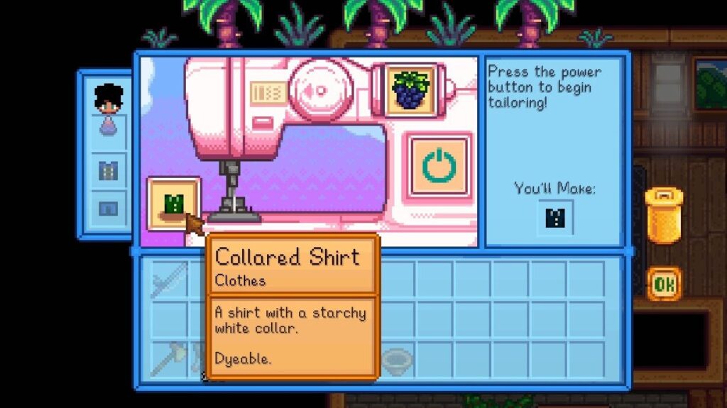 Sewing Machine – How To Successfully Make & Dye Clothes – Stardew Guide